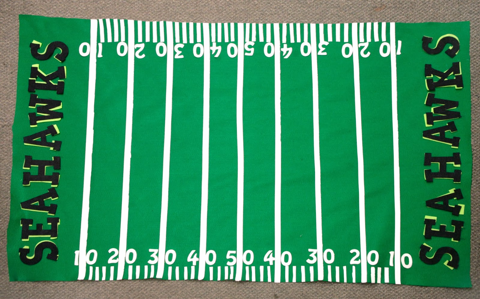 Ben Franklin Crafts and Frame Shop: Felt Football Tablecloth for Your ...