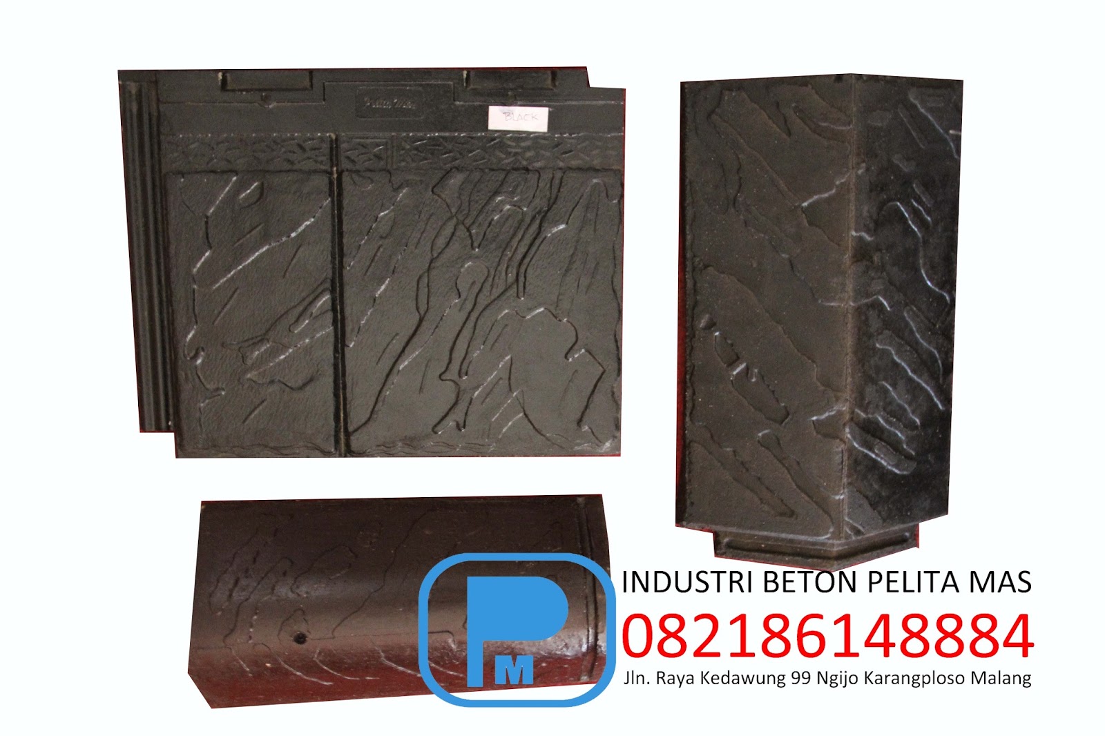 Genteng royal, Genteng flat urat batu, Genteng beton datar ...