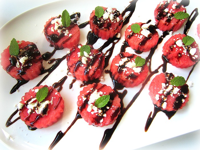 Best Summer Appetizer: Watermelon w/ Feta & Balsamic