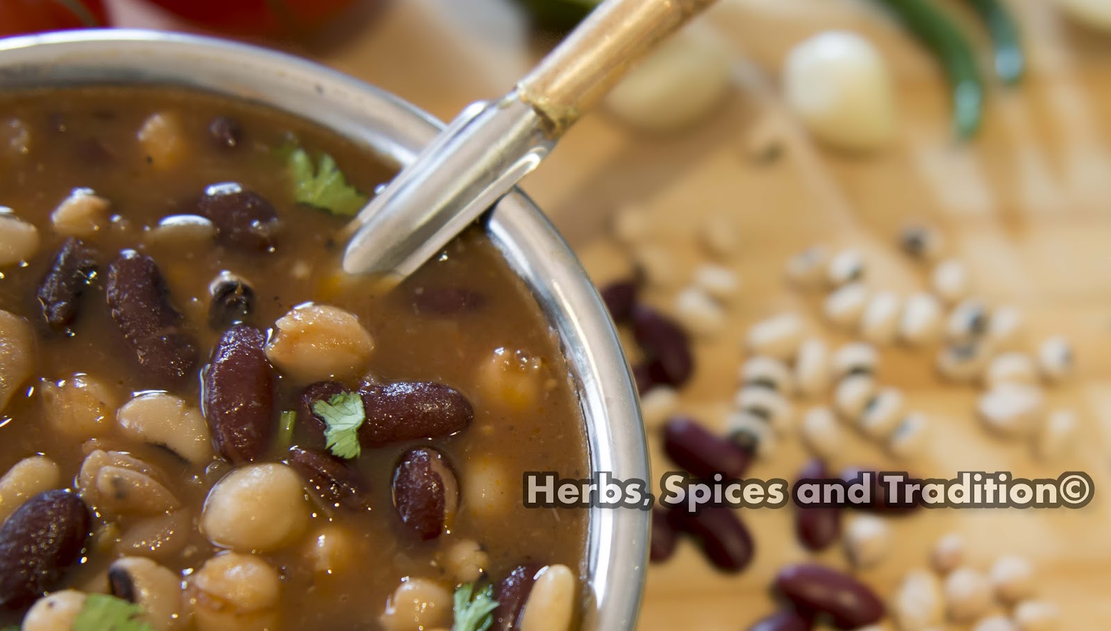 Herbs, Spices and Tradition: FOUR BEAN CURRY