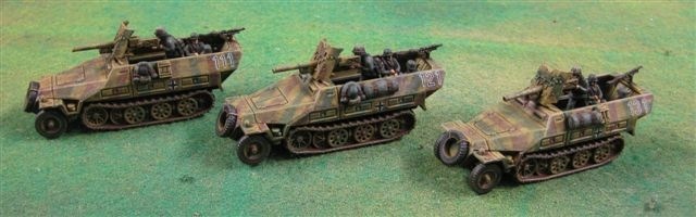 Analogue Hobbies: From ScottB: 15mm WWII German Halftracks (60 points)