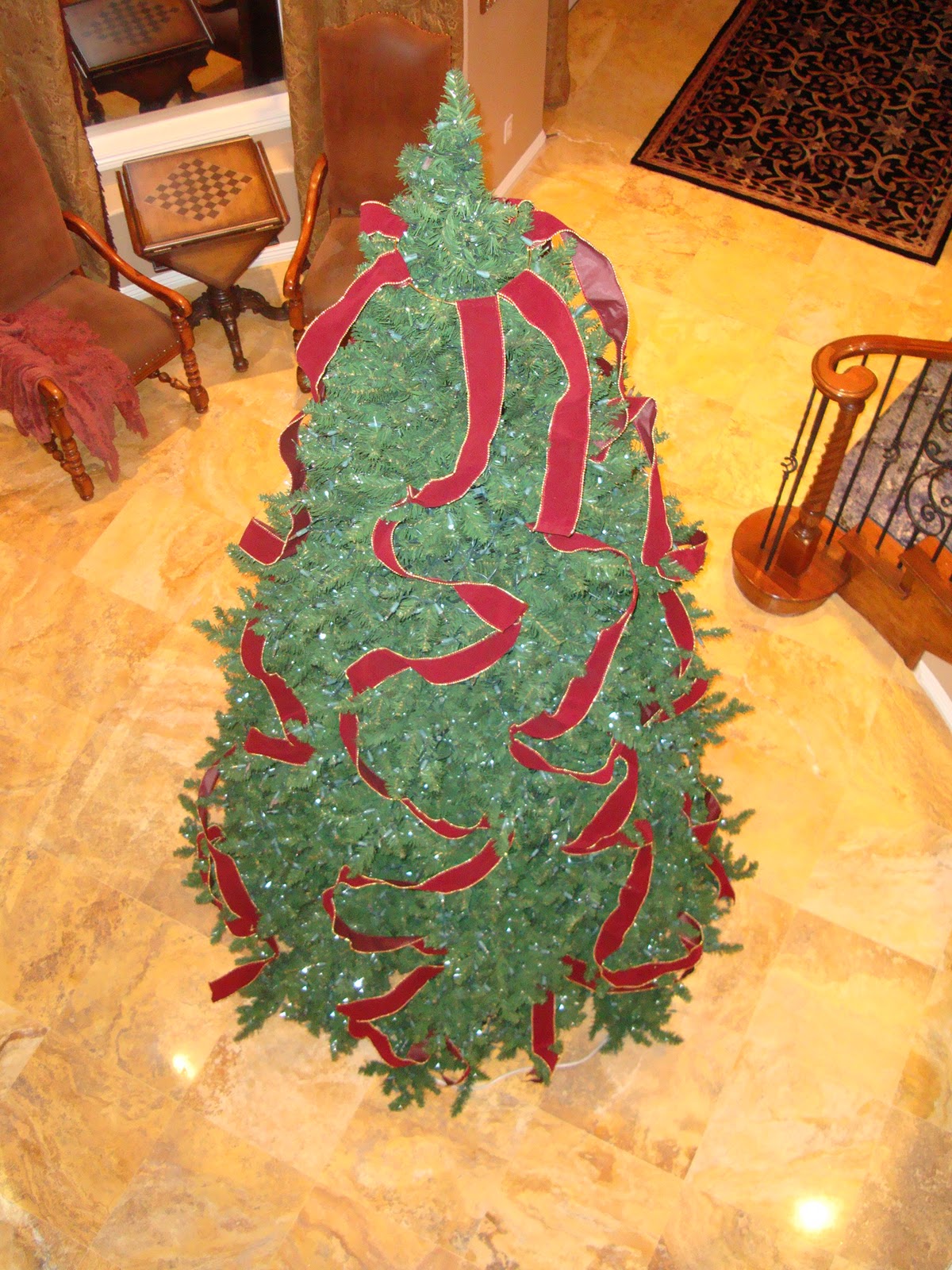 Dimes are a Girl's Best Friend: Christmas Tree Ribbon Ring