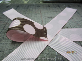 Carole's Corner of Crafts: Craft - Flower Loop Hair Bow