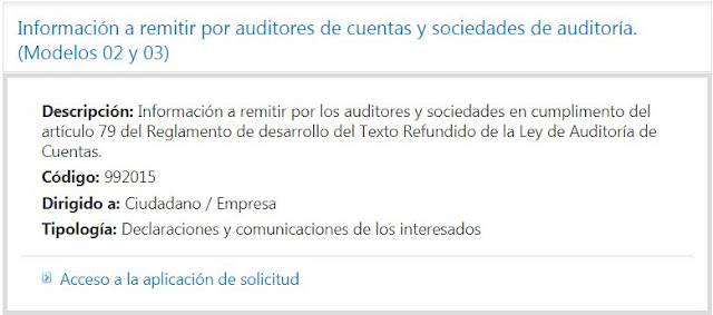 Resolución del ICAC de 29/09/2017 que modifica los modelos 02 y 03 ...