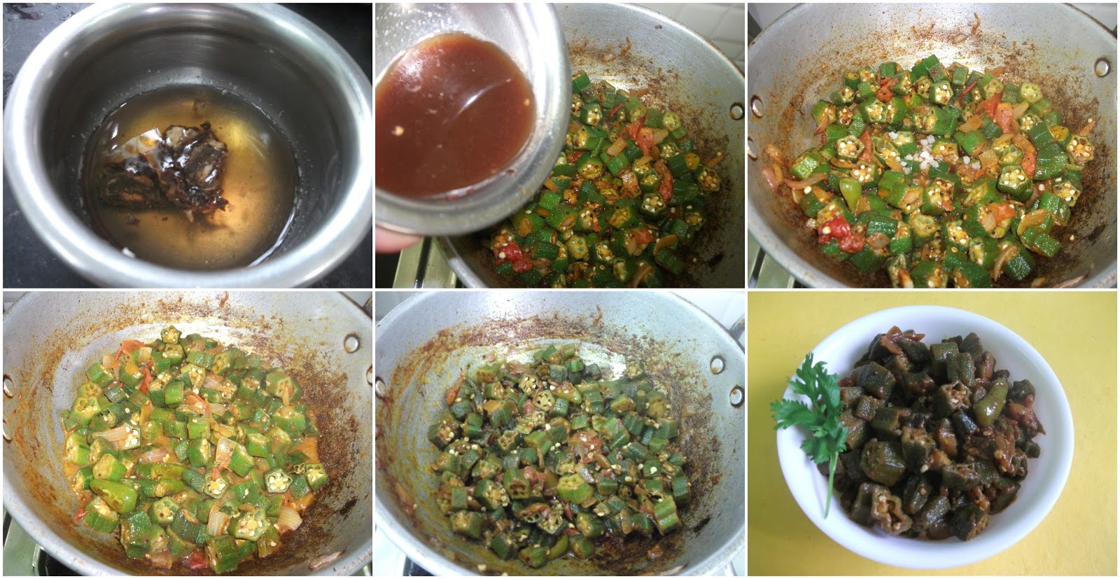 Sangita's Cookbook: Ladies Finger / Vendakkai / Okra / Bhindi ...