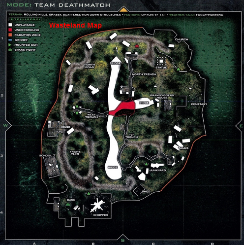 Call of Duty Tutorials: Wasteland Map Modern Warfare Map