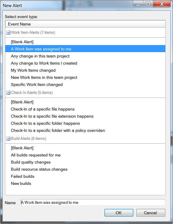 David Klein's Corner: TFS 2010 - How do I create email alerts when ...