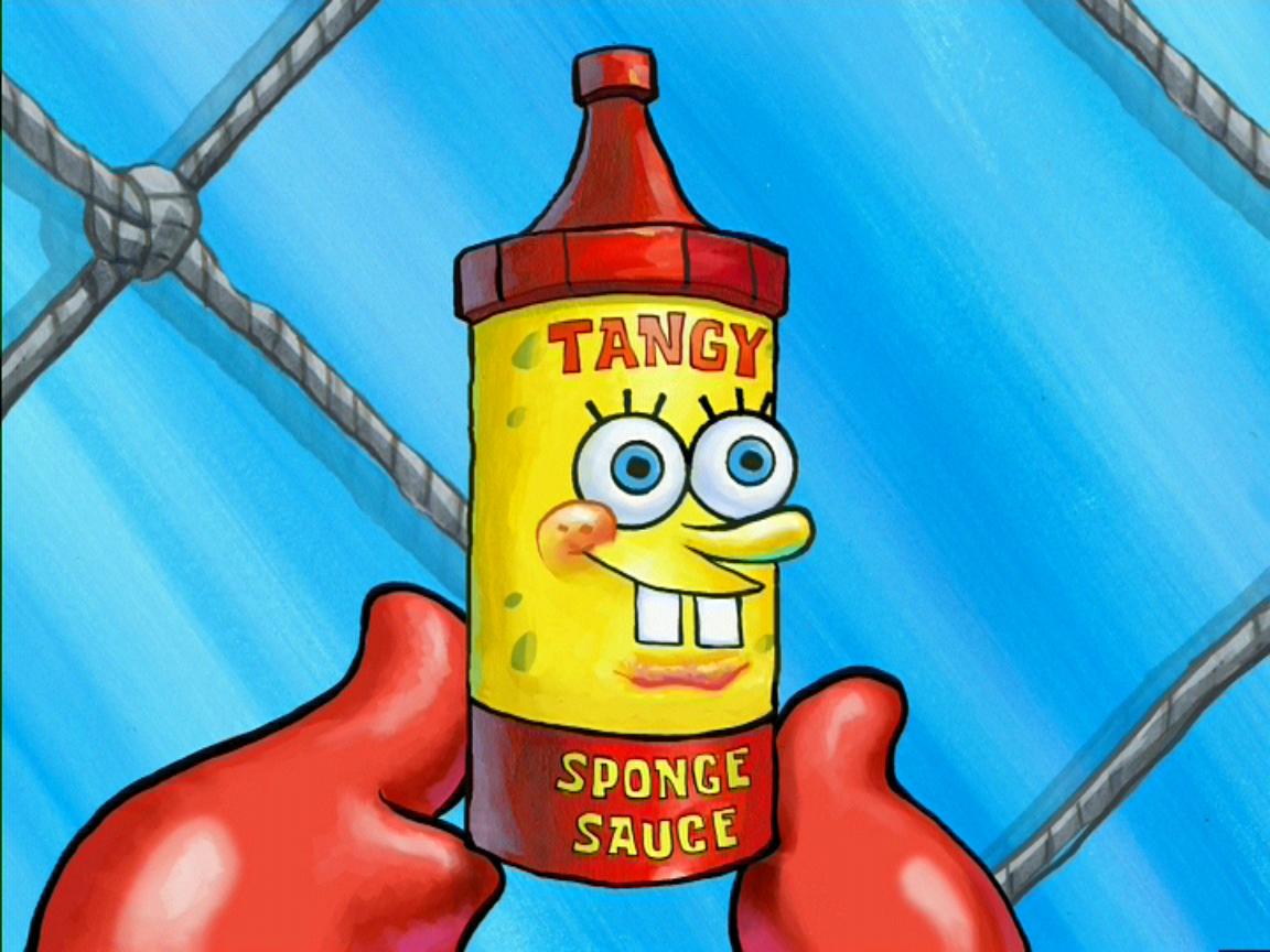 Cartoon Foods And Drinks: Spongebob - Tangy Sponge Sauce