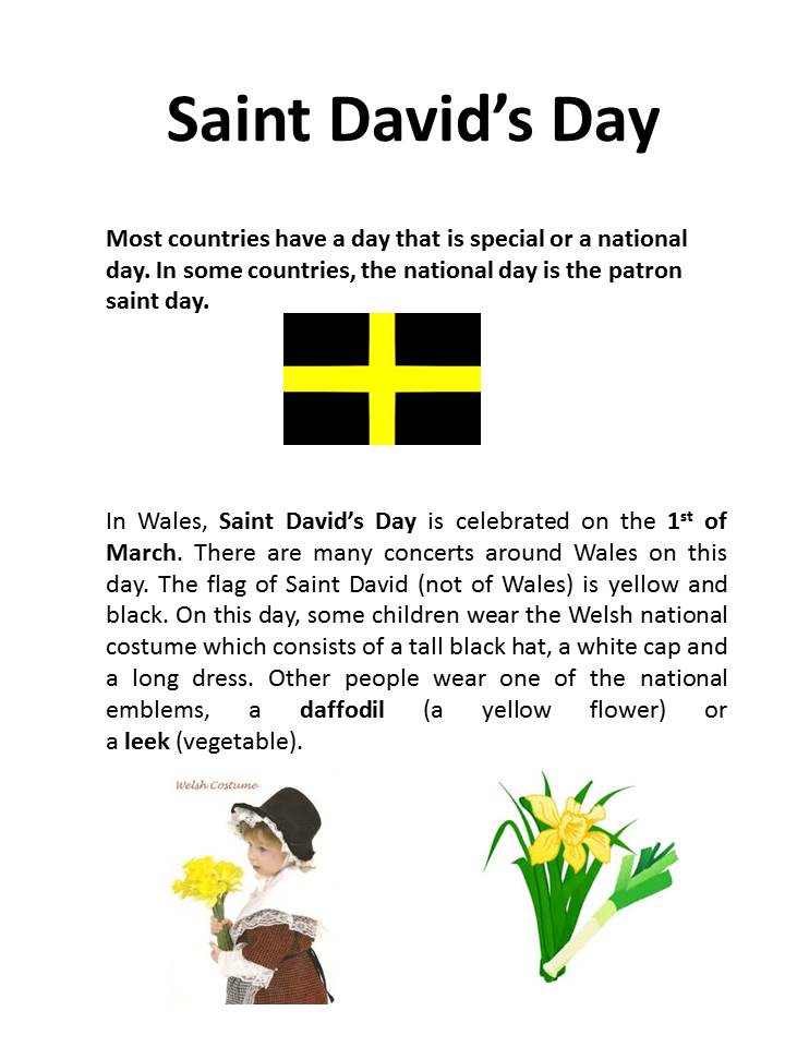.: St. David's Day