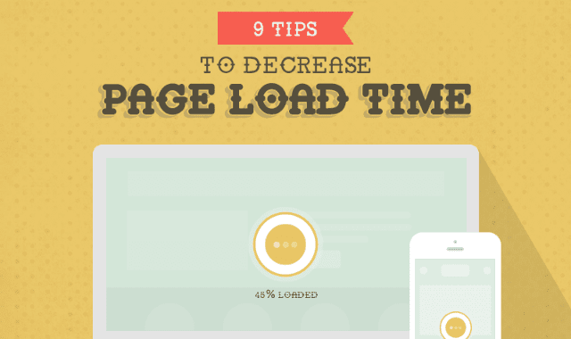 9 Tips To Decrease Page Load Time #Infographic - Visualistan