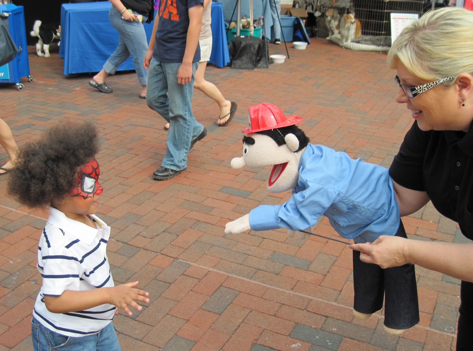 Fire Safety Rocks: Firefighter Frank Hits the Streets of Reston, Virginia
