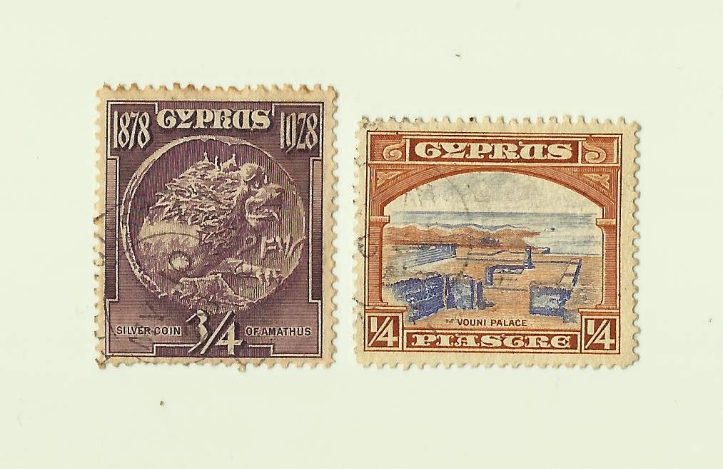 mizan matawang dan setem: Old Stamps Of British Cyprus ( Mediterranean ...