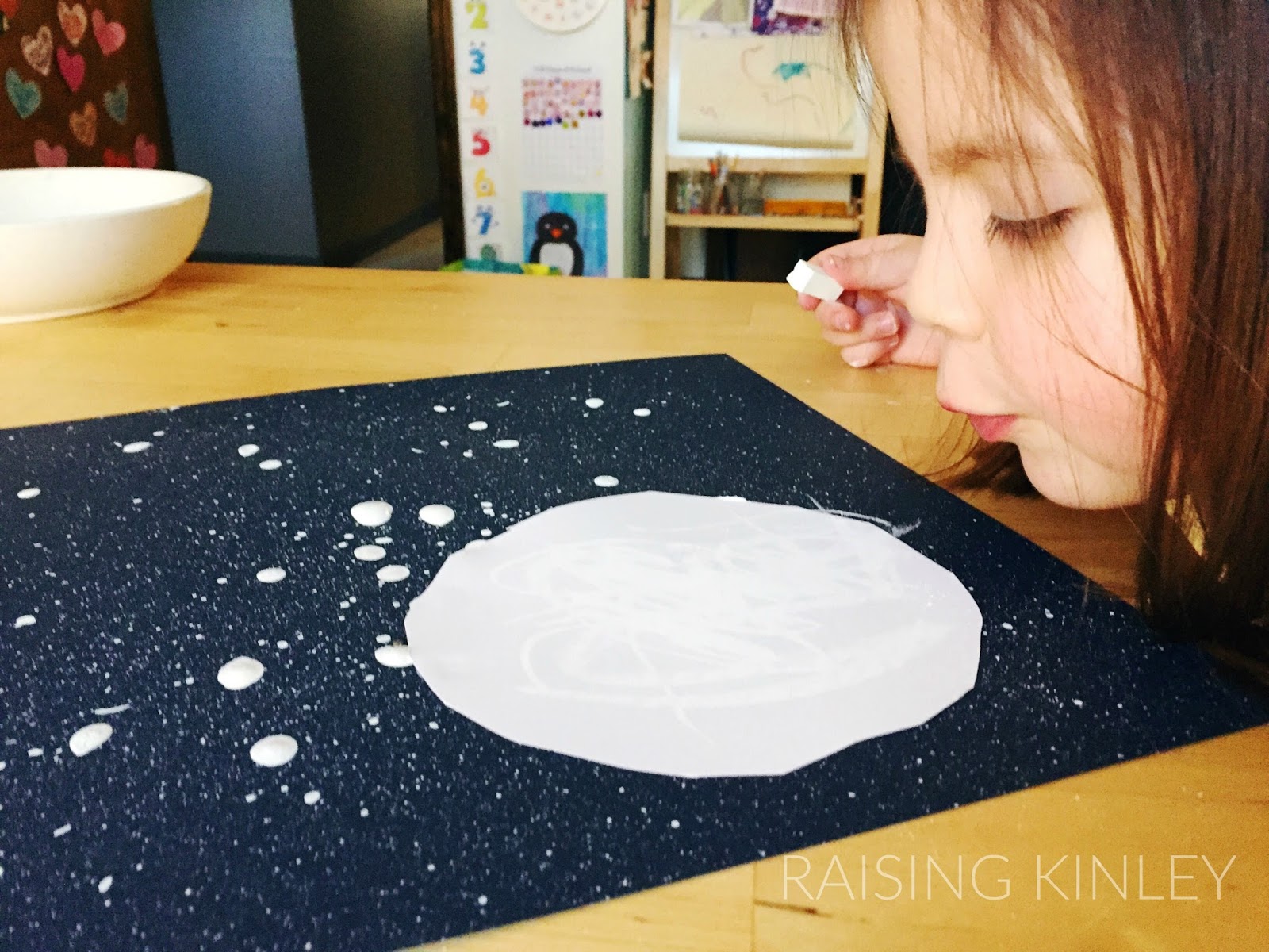 SPLATTER PAINT STARRY SKY | Raising Kinley