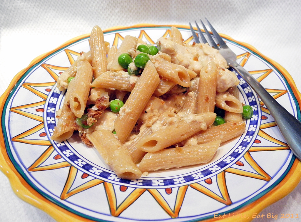 Recipe for Cheesy Chicken Penne Pasta. Secret Recipe Club! | Eat Little ...