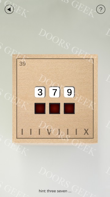 What's inside the box? Level 39 Solution ~ Doors Geek