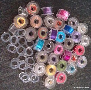 Smilie Mommy Quilts: DIY - Bobbin Mates Tutorial - No More Loose Ends!