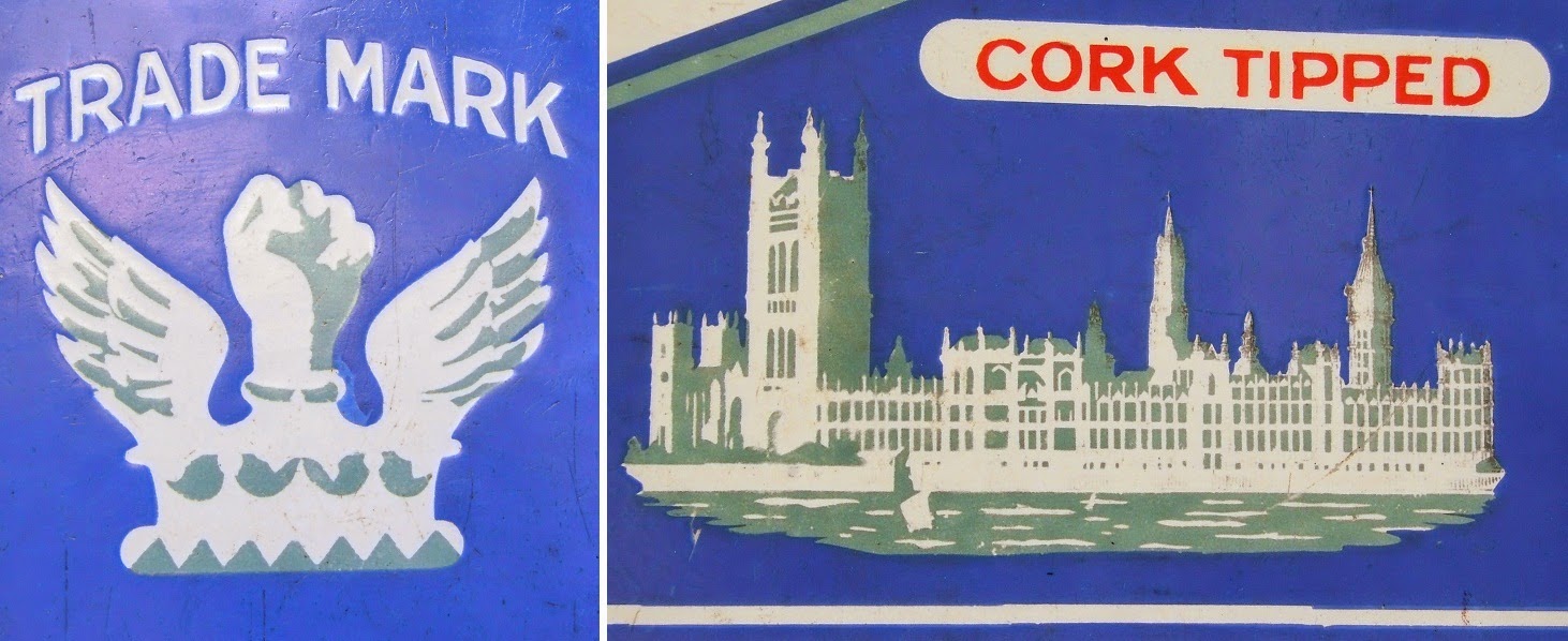 PATINA ANTIK: ENAMEL SIGN WESTMINSTER CIGARETTES