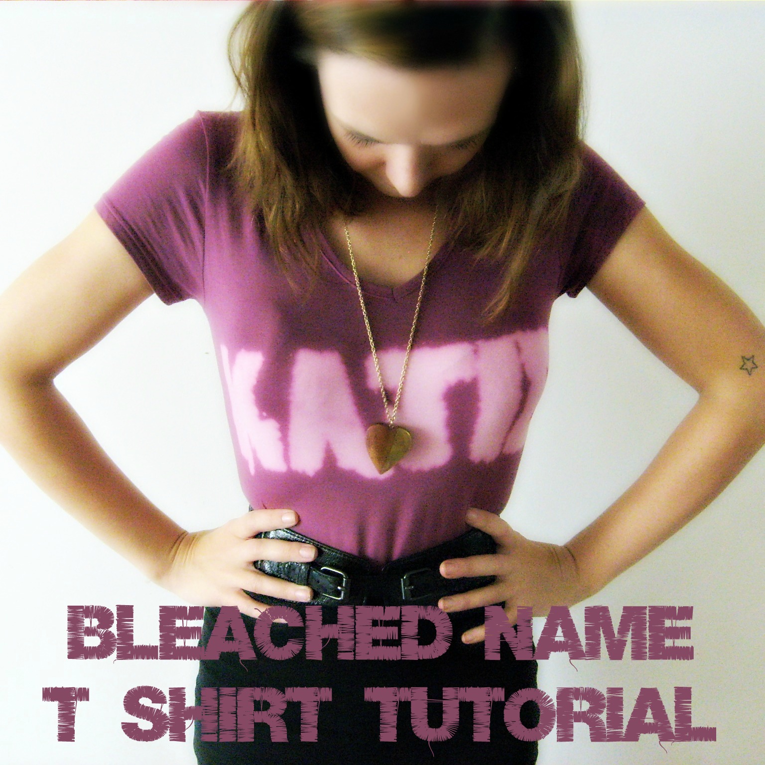 Katy Clouds: Bleach Stencil T-Shirt DIY Tutorial