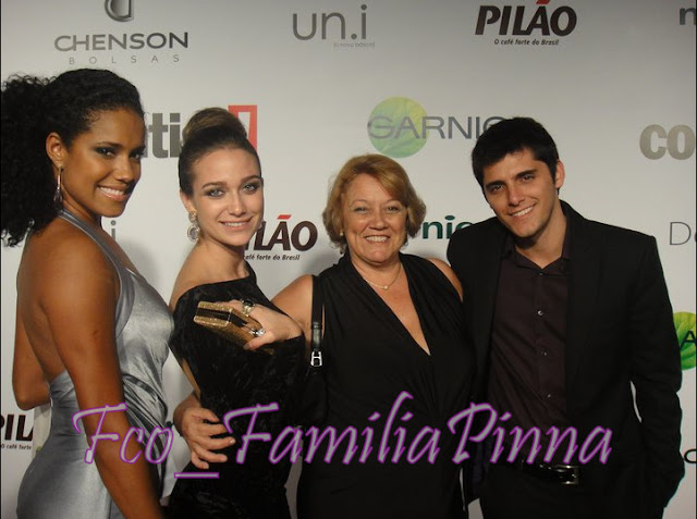.: Maria Pinna , Bruno Gissoni , Nanda Lisboa e Shirley Souza.