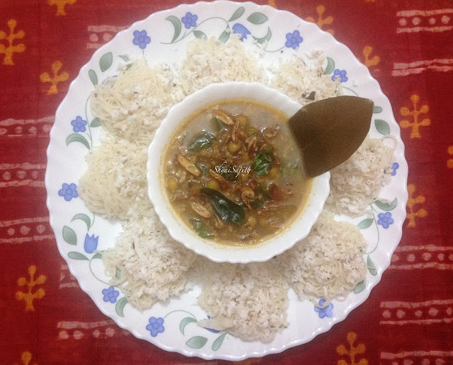 My Cooking Experiments.........: Idiyappam with Thuvara Curry