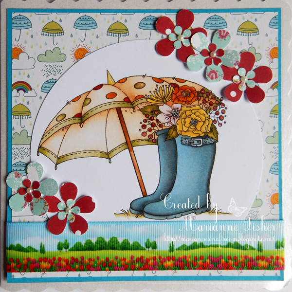 Marianne's Craftroom: Raining flowers