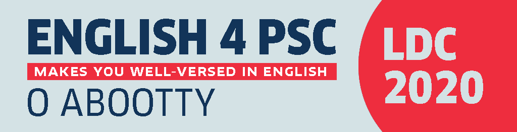 ENGLISH 4 PSC-03: PSC ENGLISH SET - 05