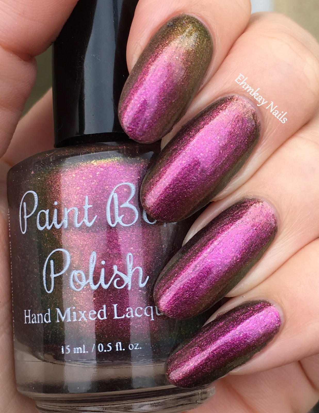 ehmkay nails: Paint Box Polish Amortentia: Multichrome Madness Group Custom