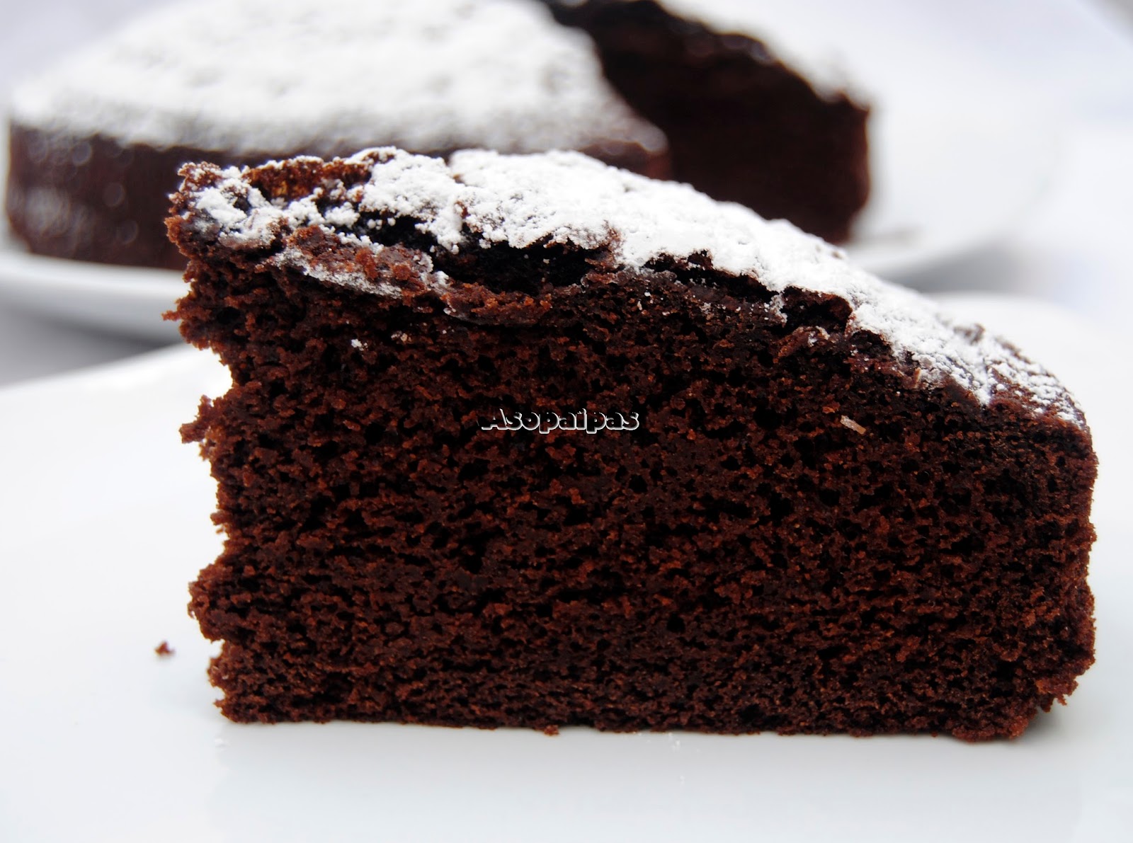 Bizcocho De Harina De Castañas Y Chocolate Torta Di Castagne E