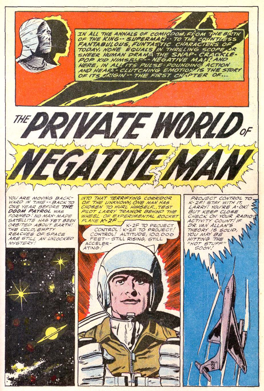 Four-Color Shadows: The Private World of Negative Man-Arnold Drake and ...