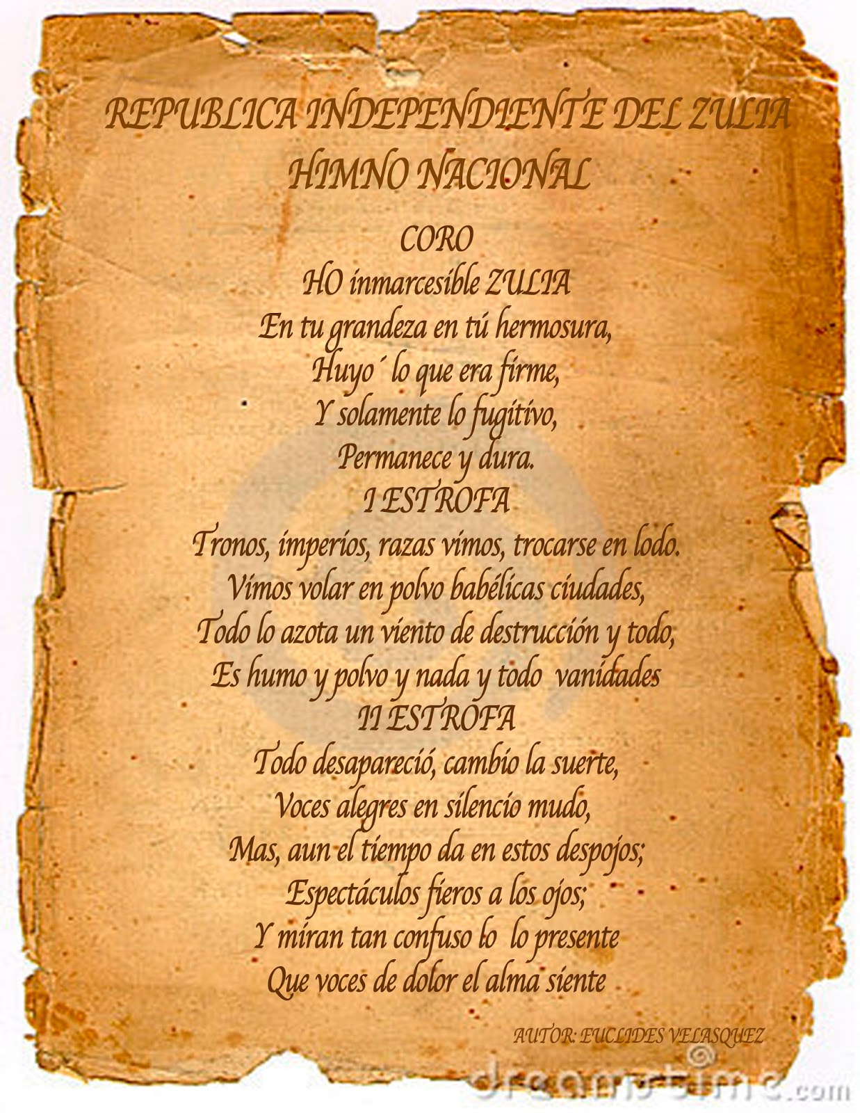 REPULICA INDEPENDIENTE DEL ZULIA: reporte de identidad de la republica ...