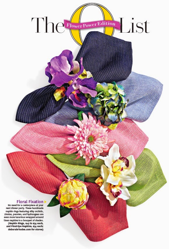 Deborah Rhodes Flower Napkin Rings