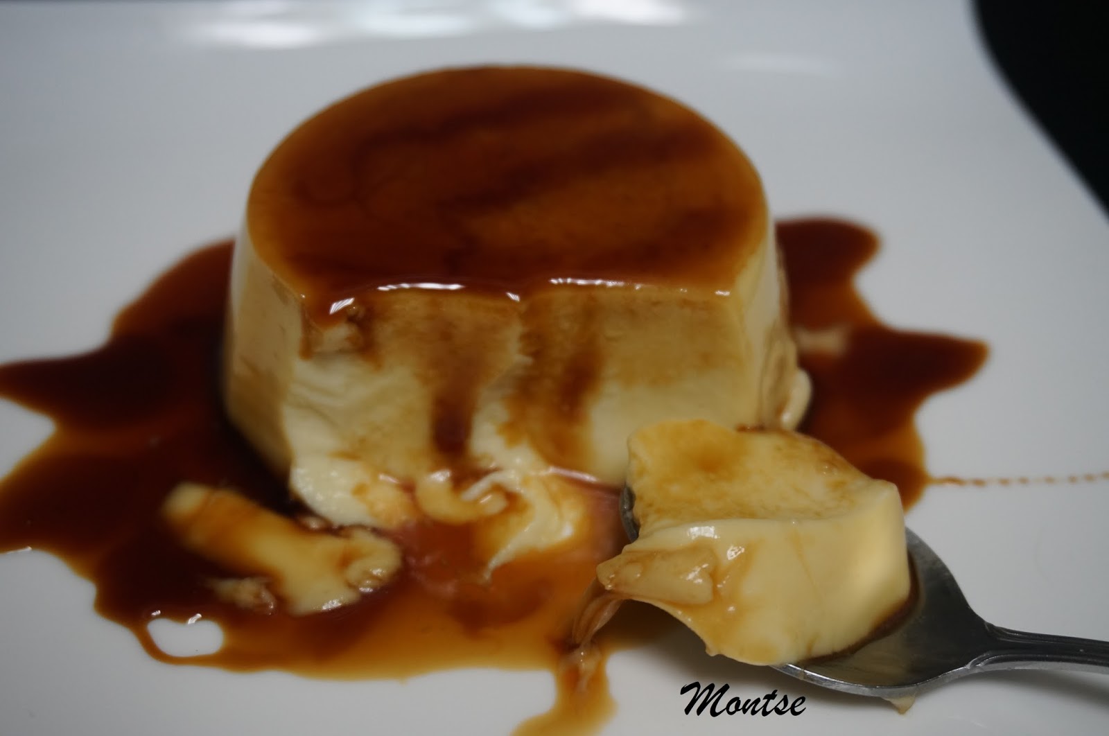 Receta de Flan de nata sin horno - Cocinando con Montse