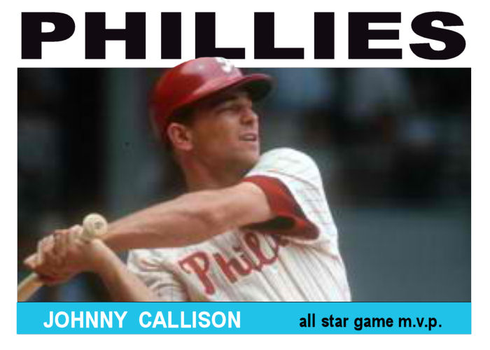 Cards That Never Were: 1964 Topps Johnny Callison All Star MVP