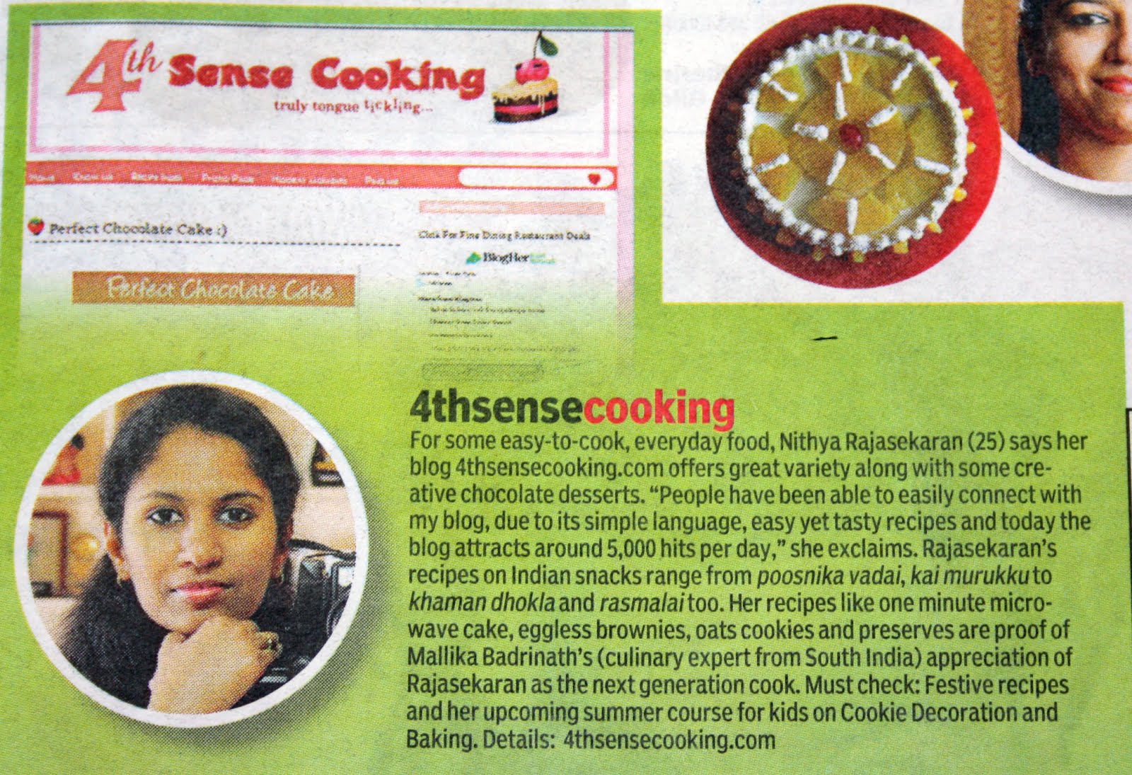 May 2012 | 4th Sense Cooking