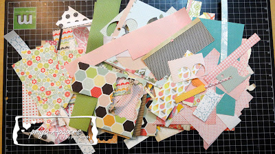 Crafters Corner : Different ways to use pattern paper scraps