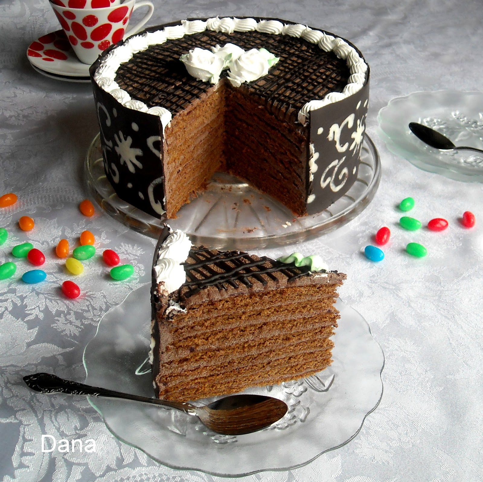 Danina kuhinja: Čokoladna fancy lady torta