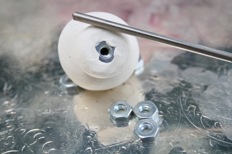 The Polka Dot Closet: How To Make Polymer Clay Cabinet Knobs