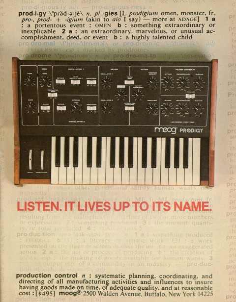 Astronauta Pinguim: Moog Prodigy (text in english)