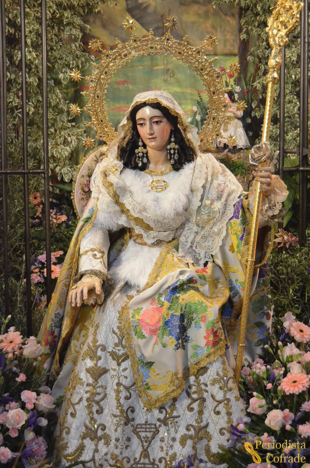 Periodista Cofrade: LA PASTORA DE TRIANA, EN BESAMANOS