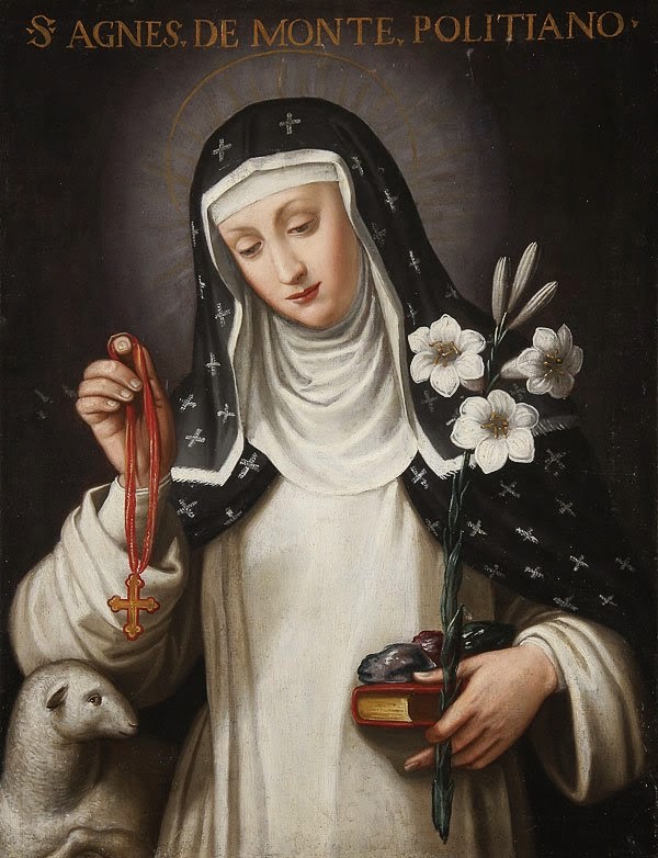 Saint April 20 : St. Agnes of Montepulciano : Nun and Foundress