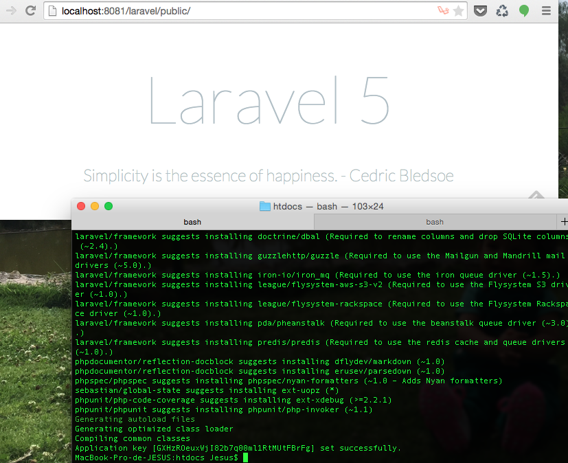 Aprendiendo a instalar Laravel 5