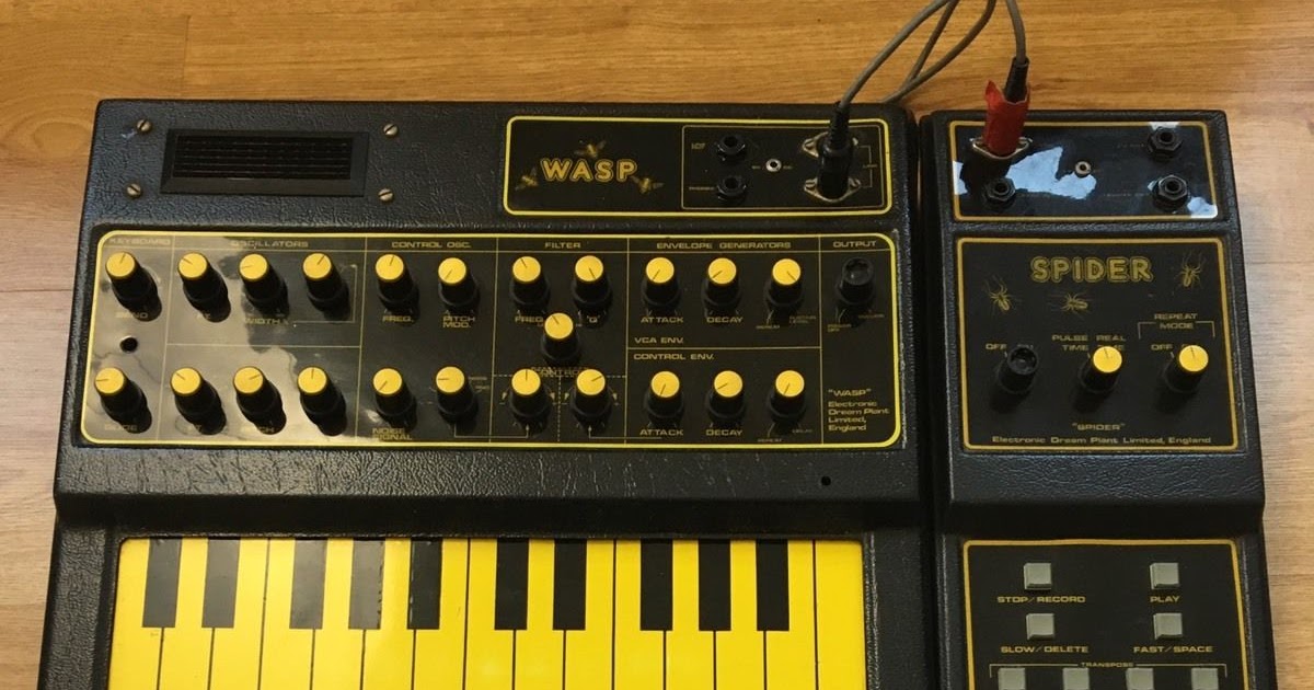 MATRIXSYNTH: 1978 VINTAGE UK SYNTH! EDP WASP & SPIDER