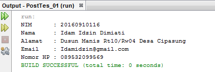 Modul 1 - Pengenalan Java
