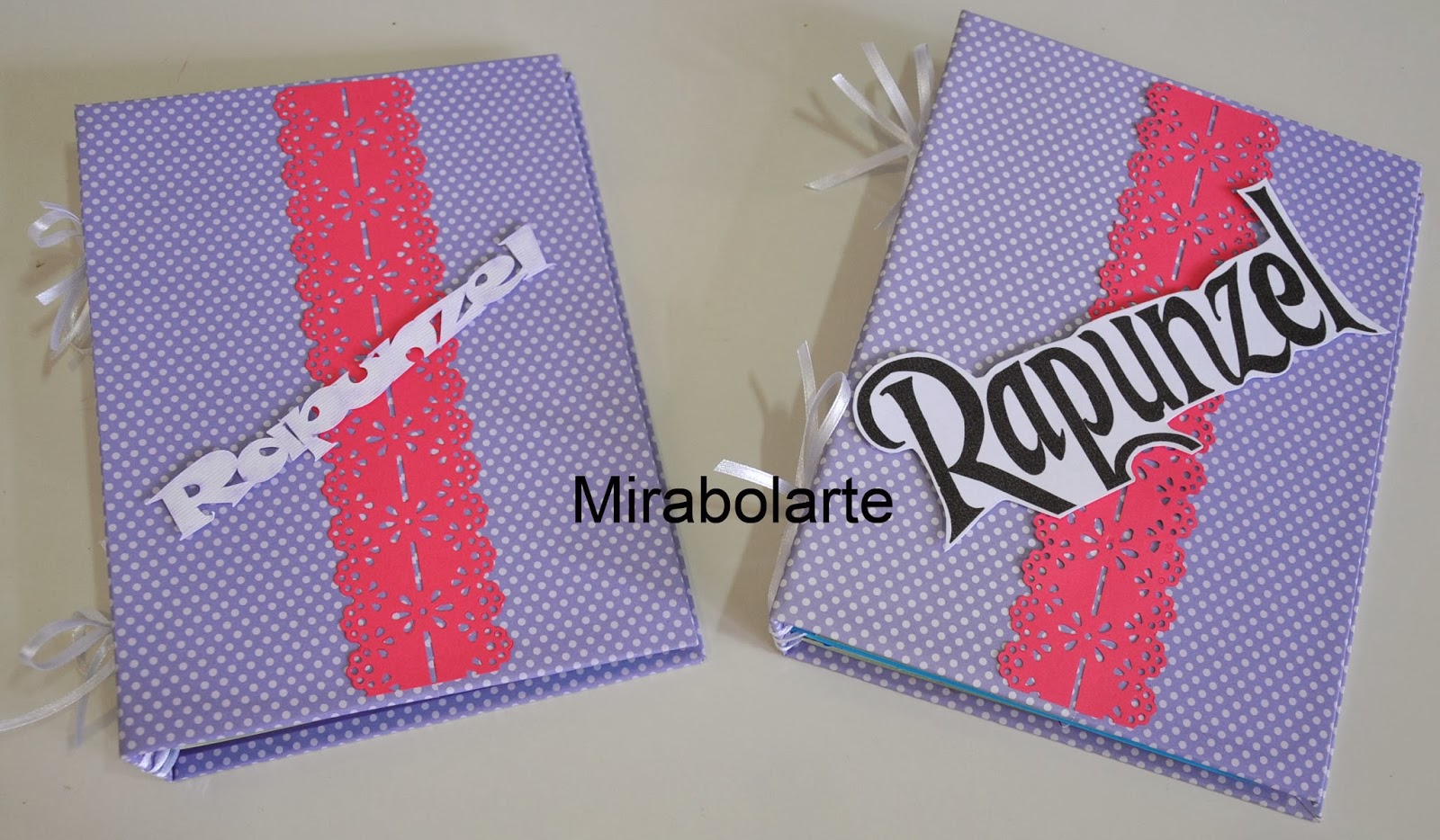 Mirabolarte - Scrapbook e Cartonagem: MINI ALBUM DA RAPUNZEL E DA ...