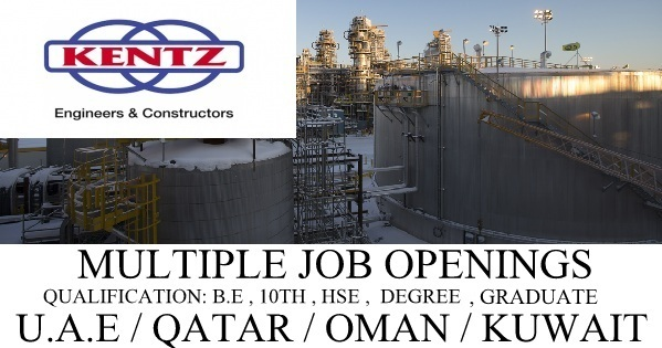 KENTZ Careers Middle East - Gulf Job Vacancies