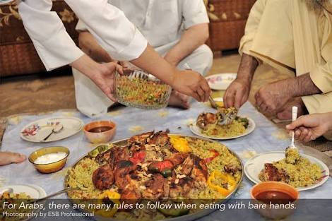 nurlaili: table manner in Saudi Arabia