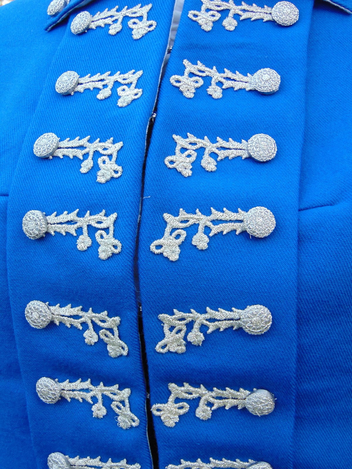 The Antique Sewist: JP Ryan Riding Habit - Royal Blue