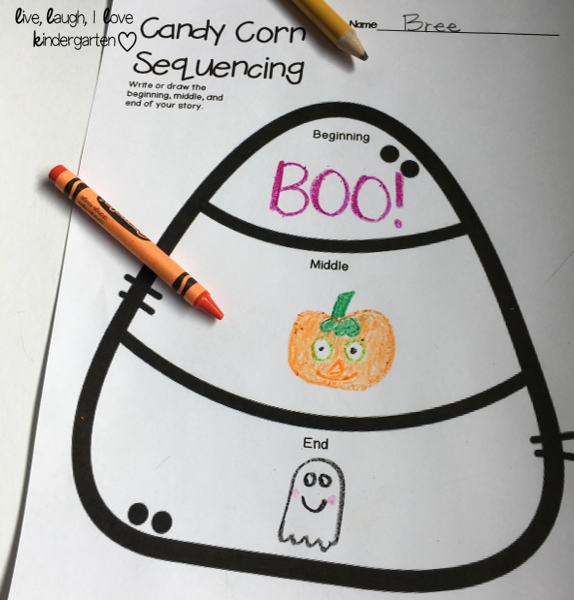 Halloween Sequencing FREEBIE | Live, Laugh, I LOVE Kindergarten