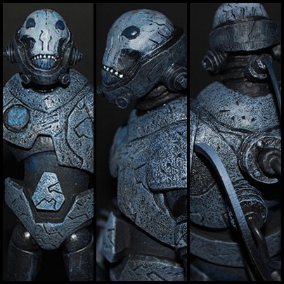 MEZCO 7" Hellboy comic action figures....