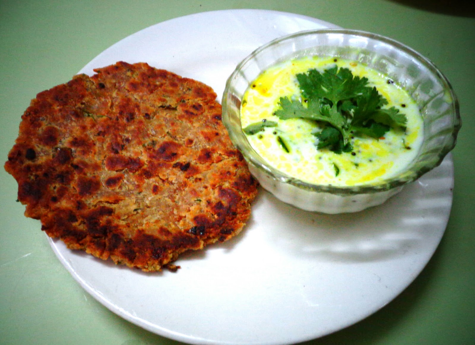 Cooking Club: Koki (Sindhi unleavened bread) and Tadka Dahi (Yogurt)
